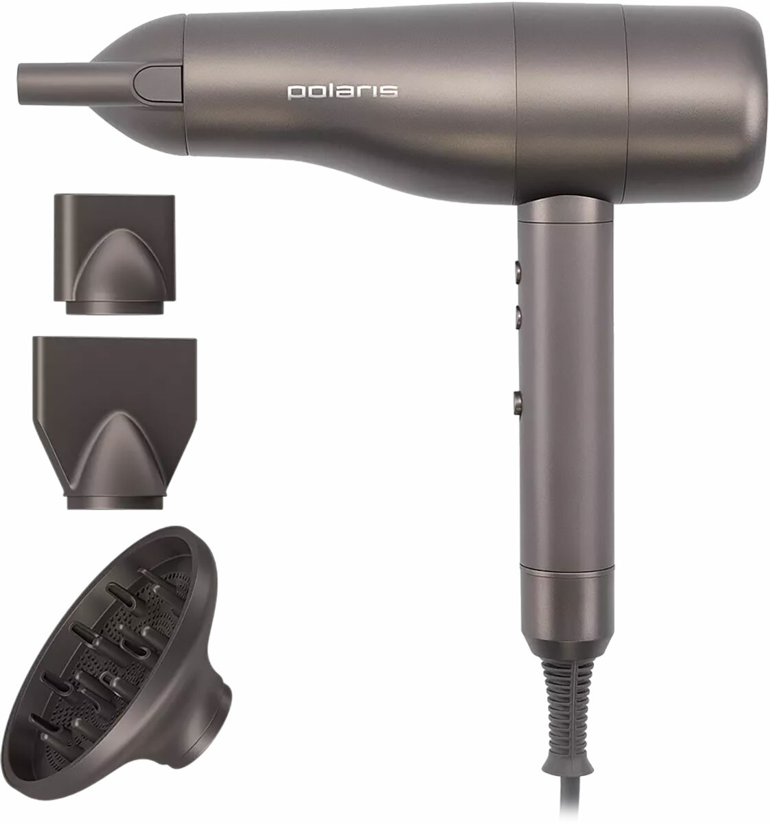 Профессиональный фен Polaris PHD 3004, графитовый