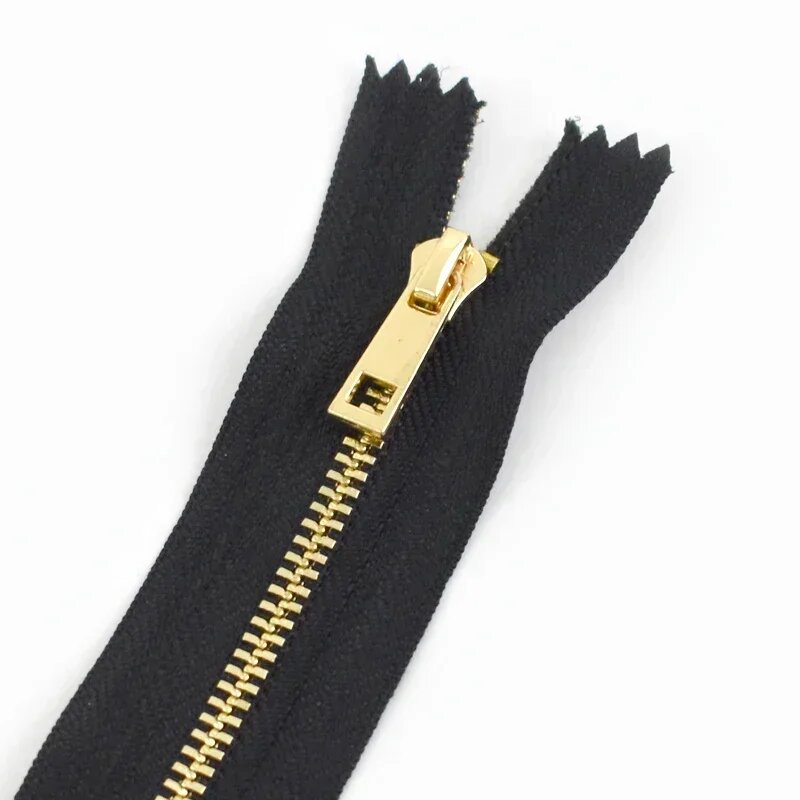 Металлические молнии Meetee 5/10 шт, 15/20/25/30 см Черный, No3-5Pcs, Black, 30cm