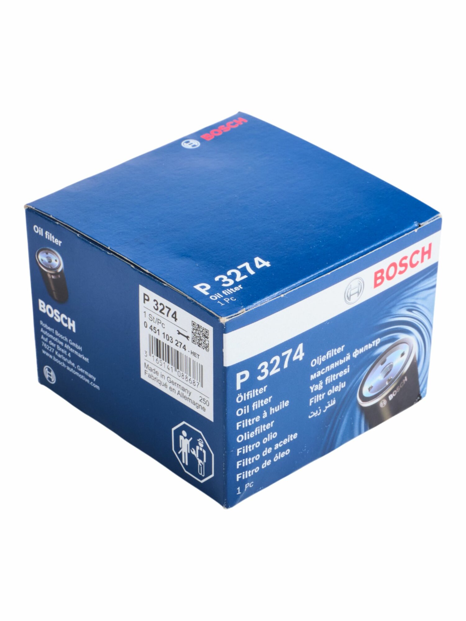 BOSCH Масляный фильтр арт. 0451103274 (LADA)