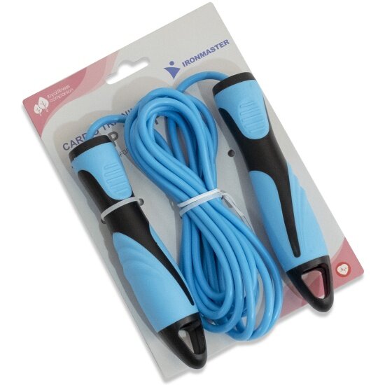 Скакалка тренировочная с регулируемым тросом Ironmaster Iron Master IR97181 (2,7 метра)