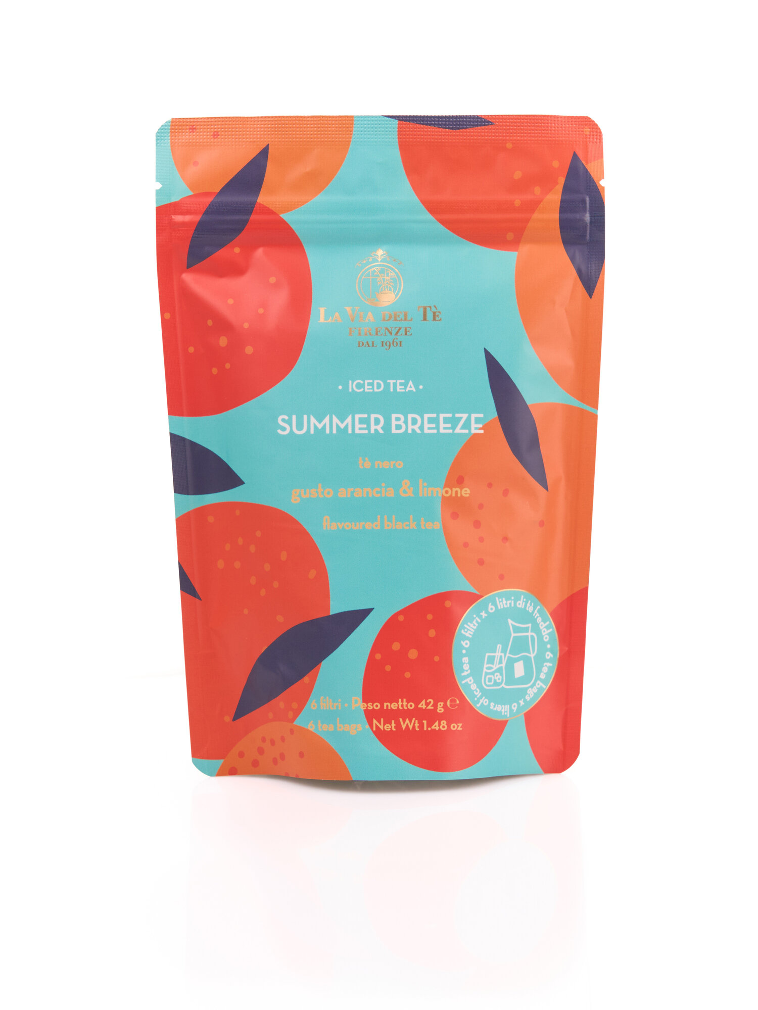 La Via Del Te. Итальянский черный чай. Летний бриз 42 гр.