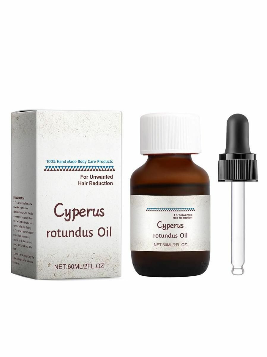 60 млEssential Oil из Cyperus rotundus, Растительное Эссенциальное Масло для Депилляции и Ухода за кожей