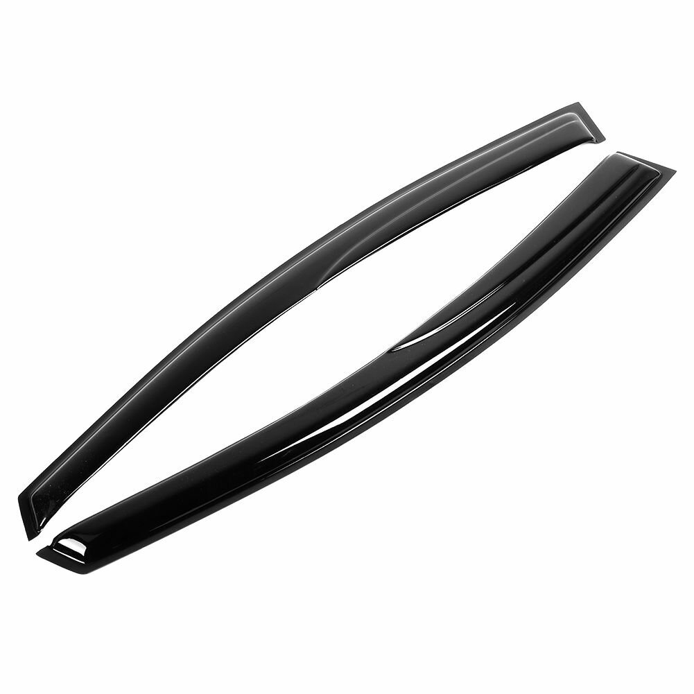 2 шт. Дефлекторы ветра для окон, защита от дождя и солнца, для 4-дверных автомобилей, черные
