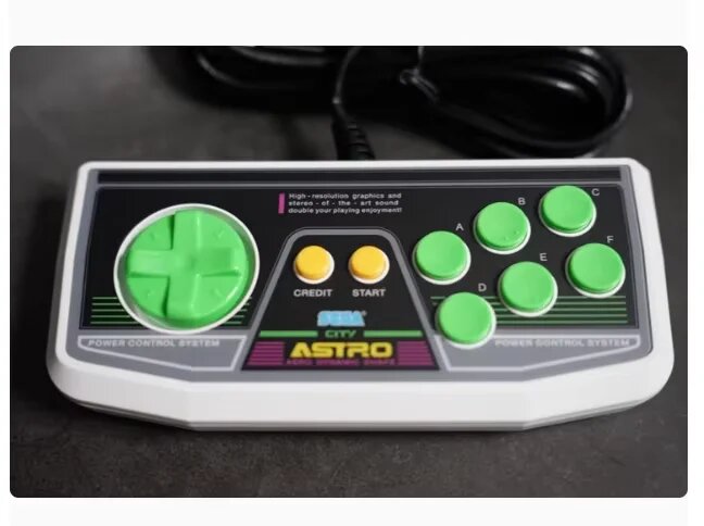 Геймпад Astro City Mini Green для SEGA