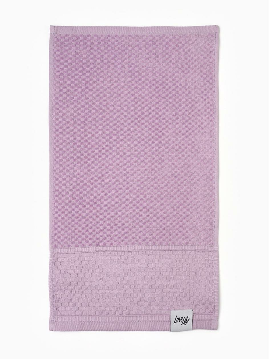 Полотенце махровое LoveLife "Ордос" 70×130 см, лавандовое, 100% хлопок, 430 г/м²