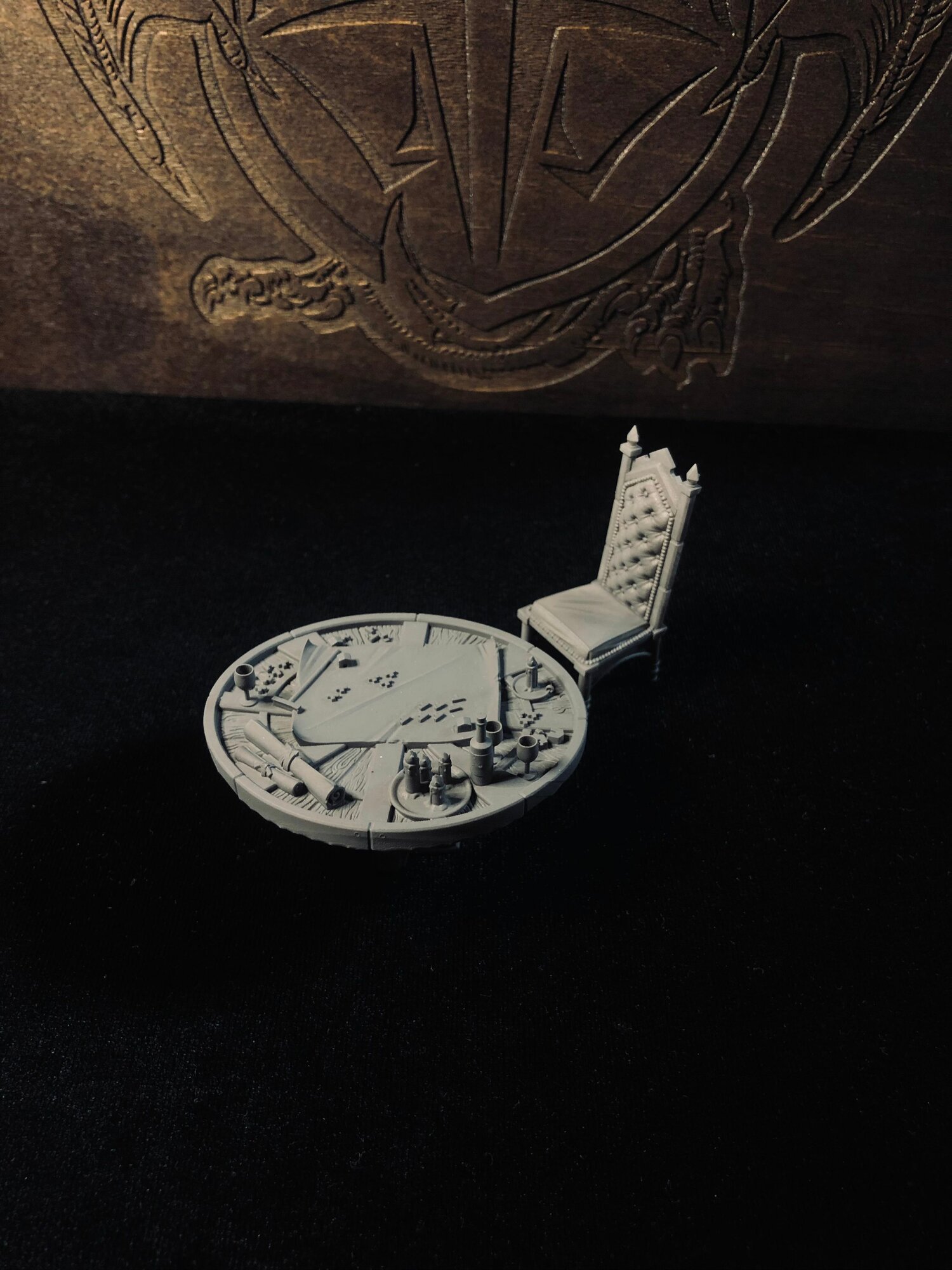 Стол лорда, Короля- Террейн, Миниатюра для настольных игр DnD, ДнД, Dungeons & Dragons, Pathfinder.