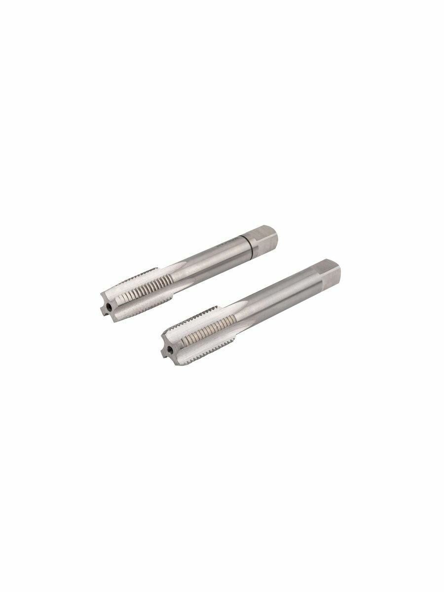 Набор метчиков NORGAU Industrial M12 из HSS (W6% Mo5%), по стали, чугуну и цветным металлам, 2 предмета.