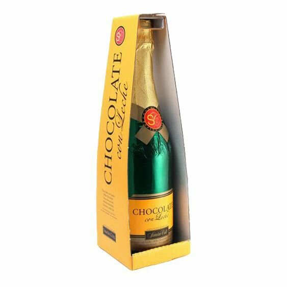 Шоколад SIMON COLL фигурный "Шампанское" BENJAMIN (18см) 100г