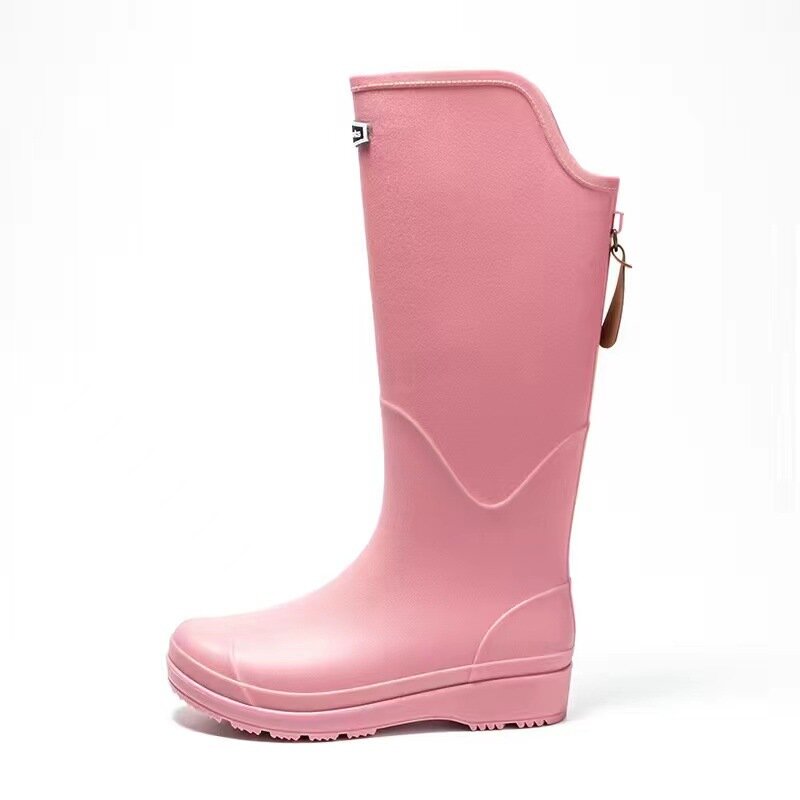 Дропшиппинг мужских и женских высоких резиновых сапог, модных резиновых сапог, водонепроницаемой обуви для активного отдыха, резиновой обуви, а также водонепроницаемых сапог с флисовой подкладкой и утолщенной подошвой для женщин. EU:38