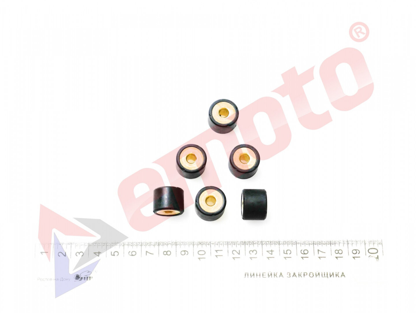 Грузики вариатора (6шт) 18*14 17 гр. 152QMI, 157QMJ, ATV150, мототехники