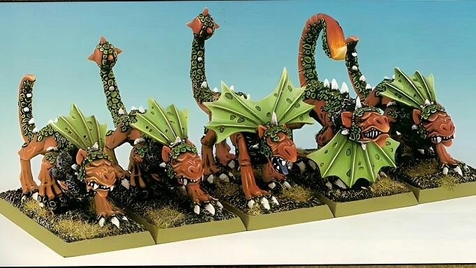 Flash Hounds. Old Sculpt. С подставками. Warhammer 40.000
