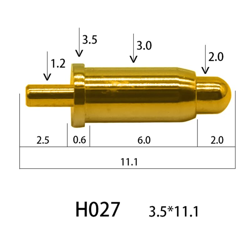 Pogo Pin H027, 3.5*11.1 мм