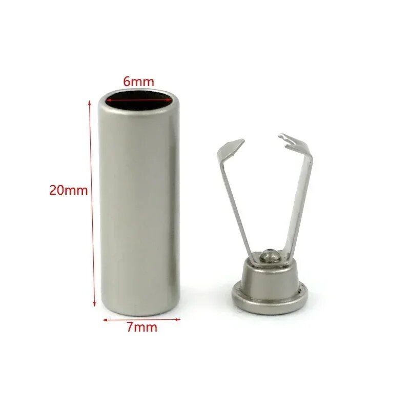 Металлические шнуровые замки 20mm MatteSilverA