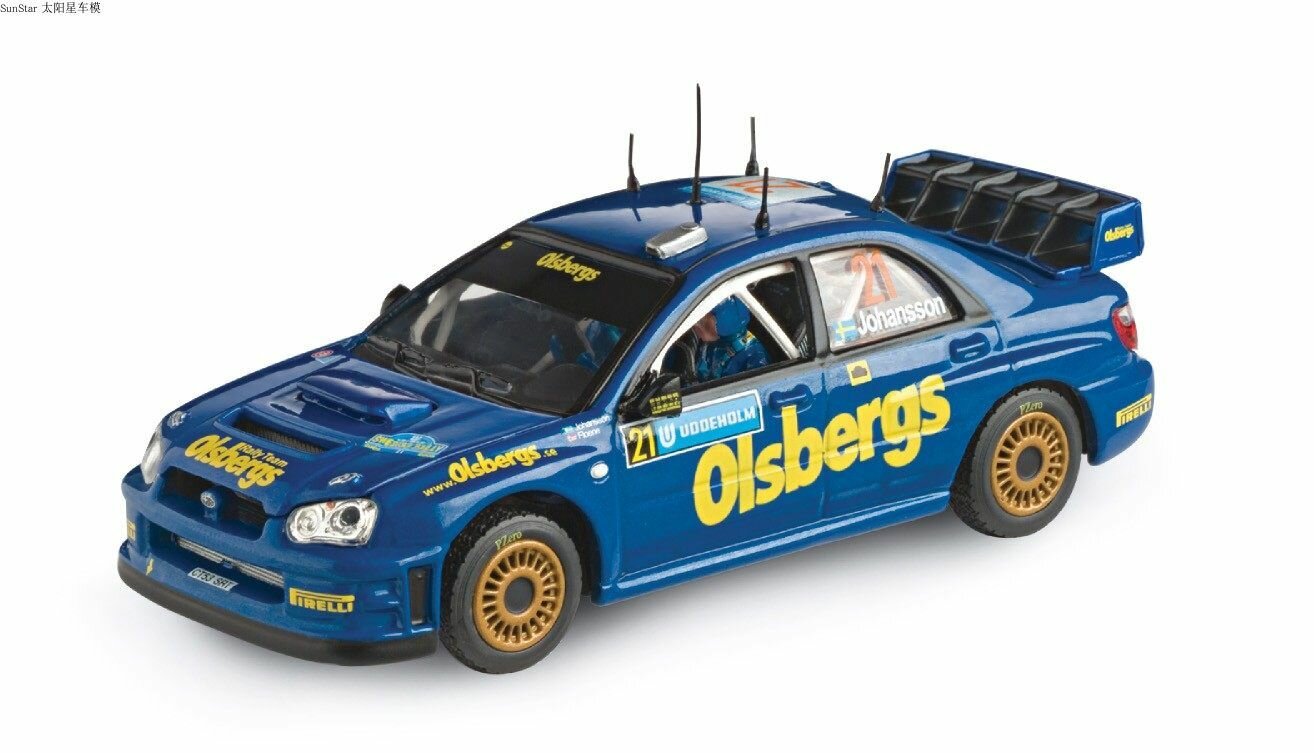 VITESSE Модель автомобиля из литого под давлением сплава в масштабе 1:43 Subaru Impreza WRC03 43100