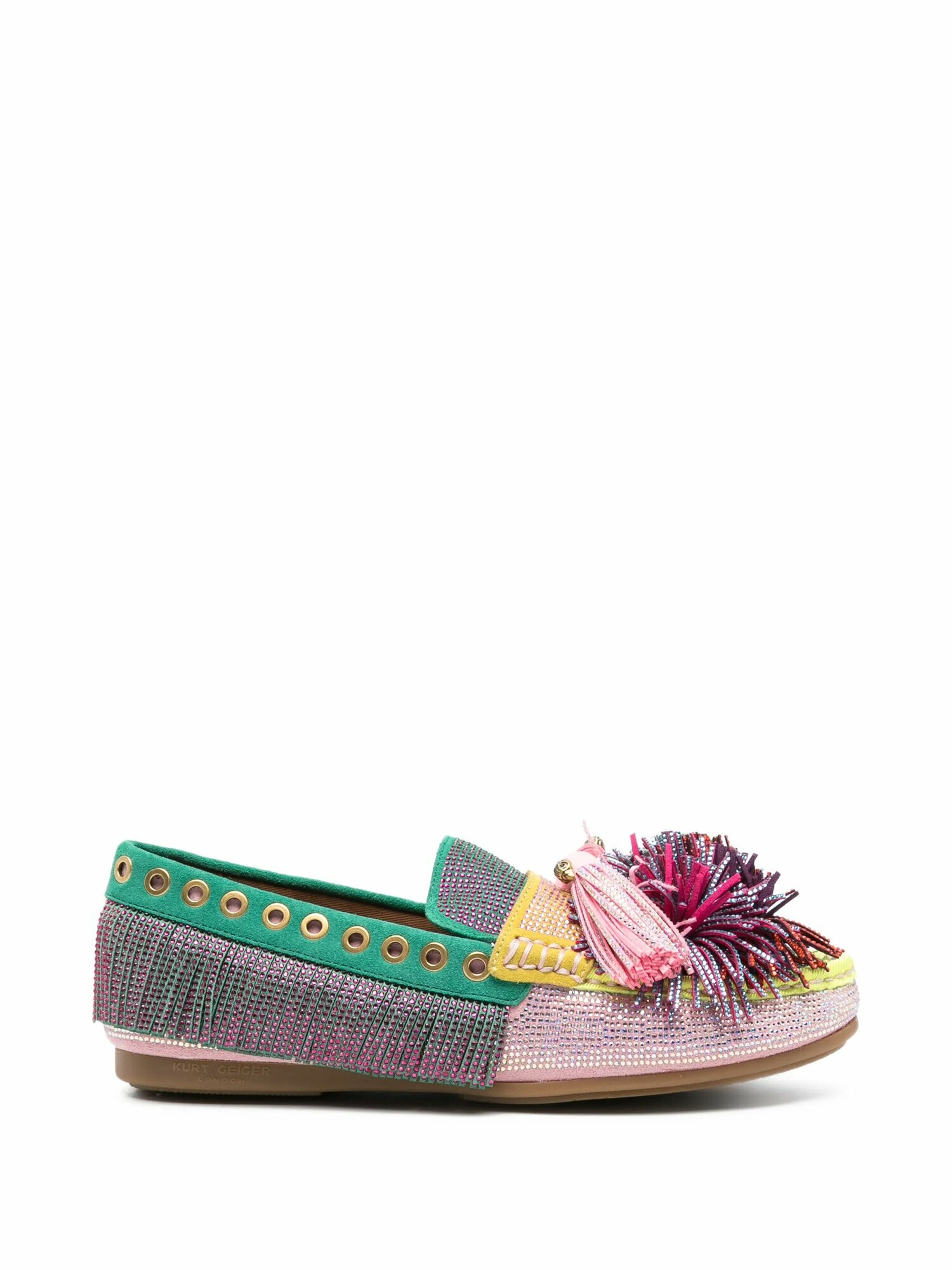 Лоферы Pompom tassel loafers