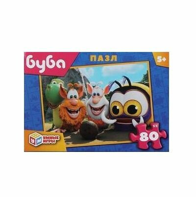 Пазлы Симбат "Умные игры", Буба, 80 деталей