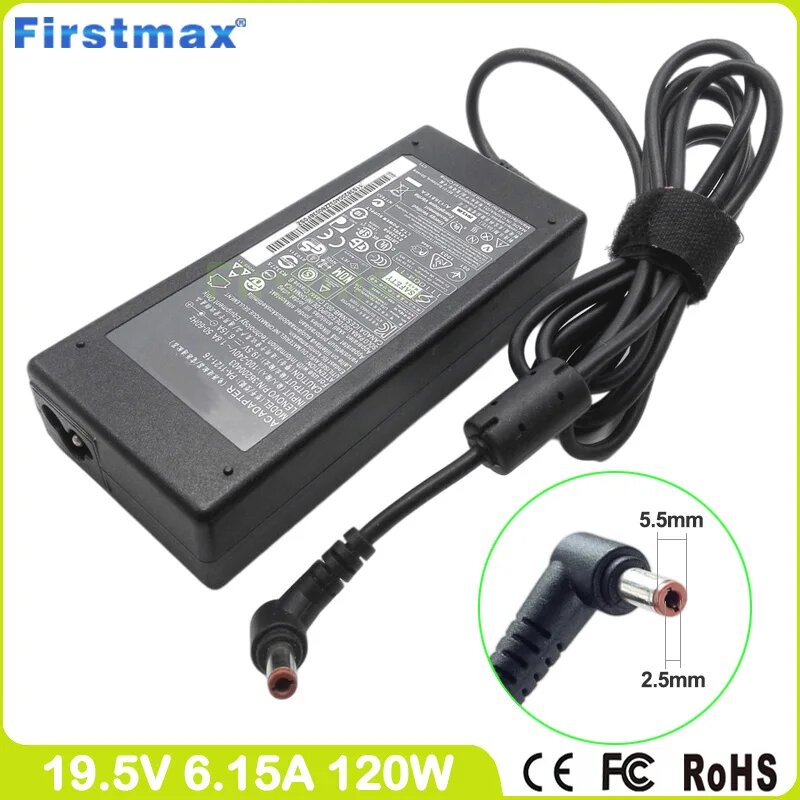 Тонкий адаптер для ноутбука 19,5 В, 6,15 А, 120 Вт, блок питания для Lenovo IdeaCentre Horizon 27 K1 K2, настольное зарядное устройство для ПК