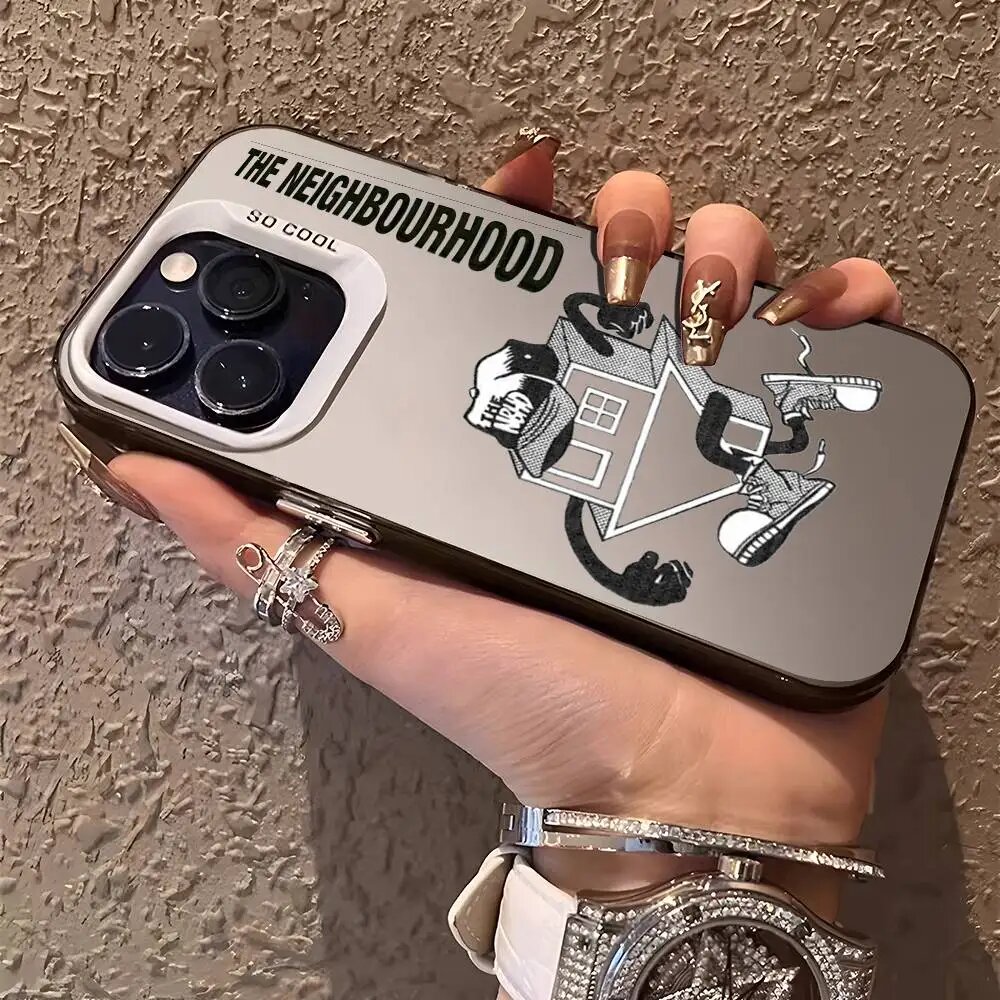 Чехол The Neighbourhood iPhone 17/16/15/14/13/12/11 Pro Max, серебряный