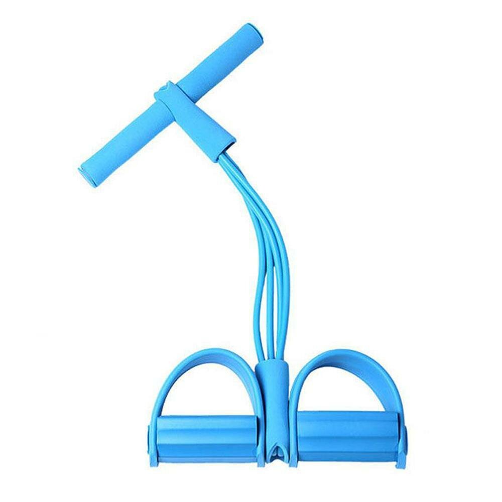 Тягач для пресса с упором для ног / фитнес-резинка для скручиваний, дома, для похудения живота, мужчины и женщины