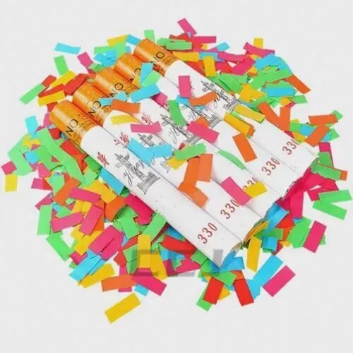 Реквизит, бутафория карнавальная - разноцветное конфетти для вечеринки, бумажная гирлянда для фотосессии