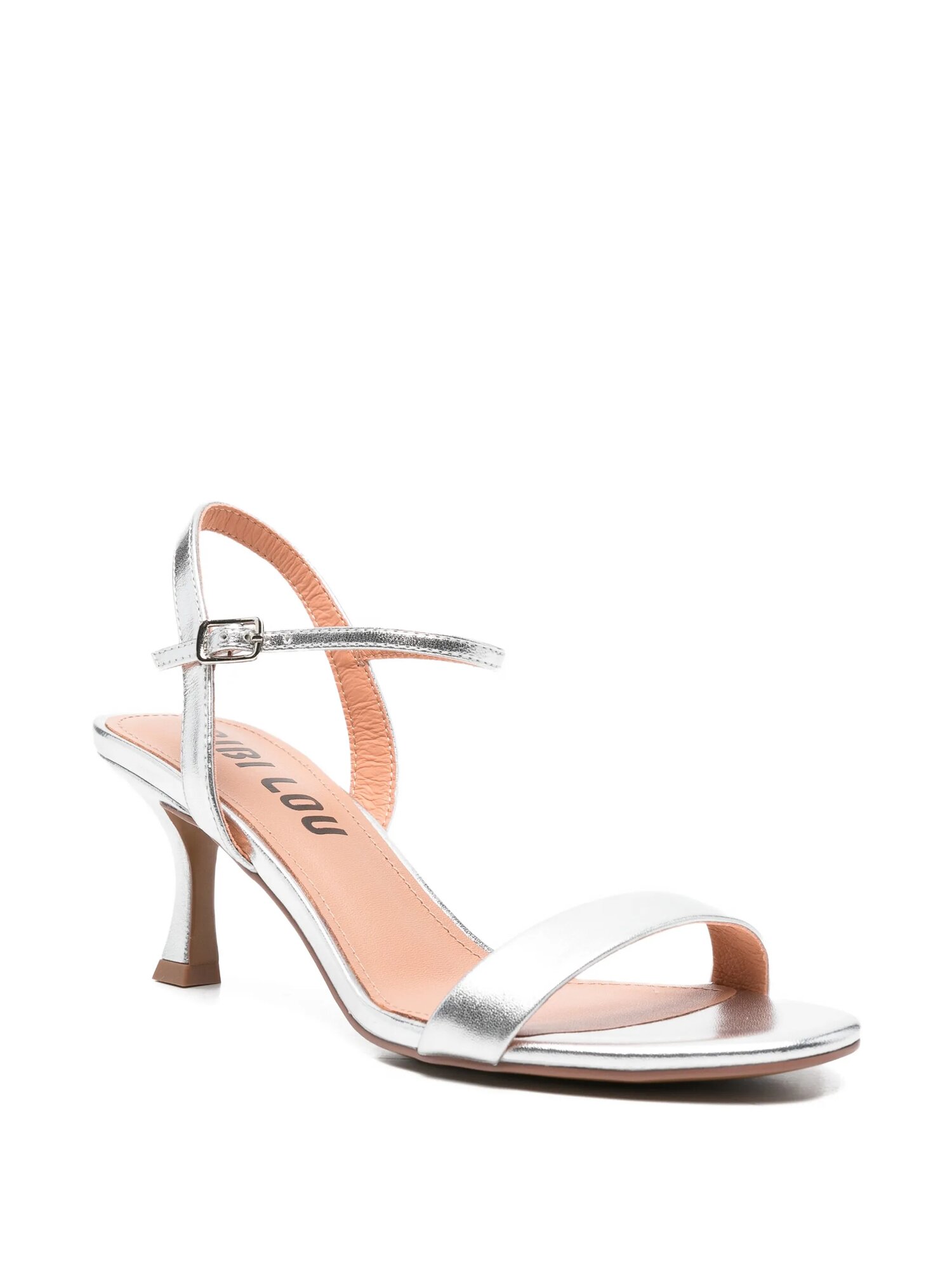 Босоножки Bibi Lou Buckle-strap sandals, размер 38, Silver — фото 1
