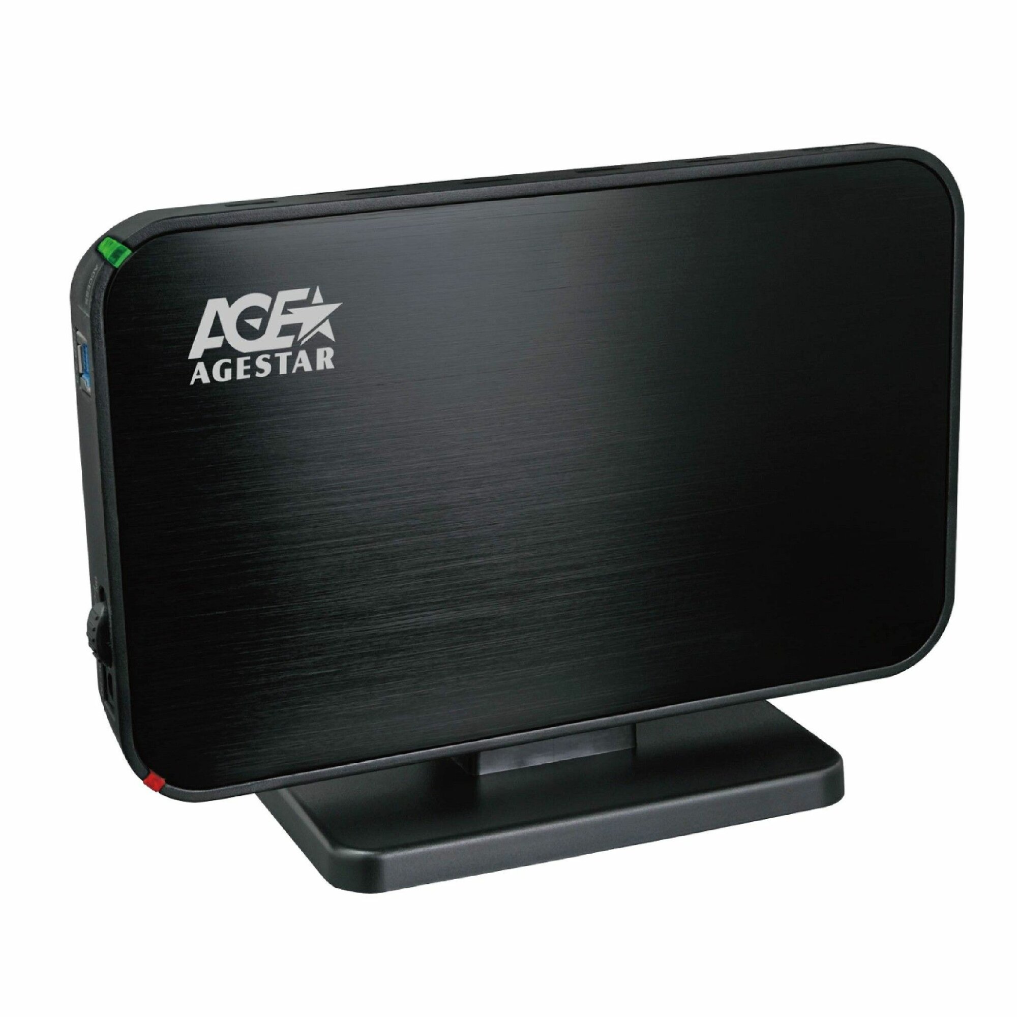AgeStar Контейнер для HDD 3UB3A8 - 6G Black Мобил рек, usb3.0 to 3,5"hdd SATA алюминий