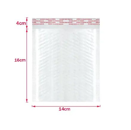 Пузырьковые конверты 14x16 см, 50 шт