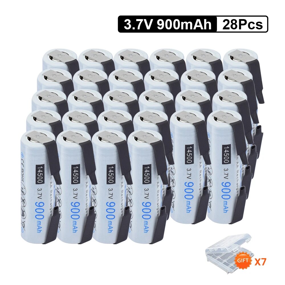 PALO Литий-ионные аккумуляторы 14500 3.7В 28PCS