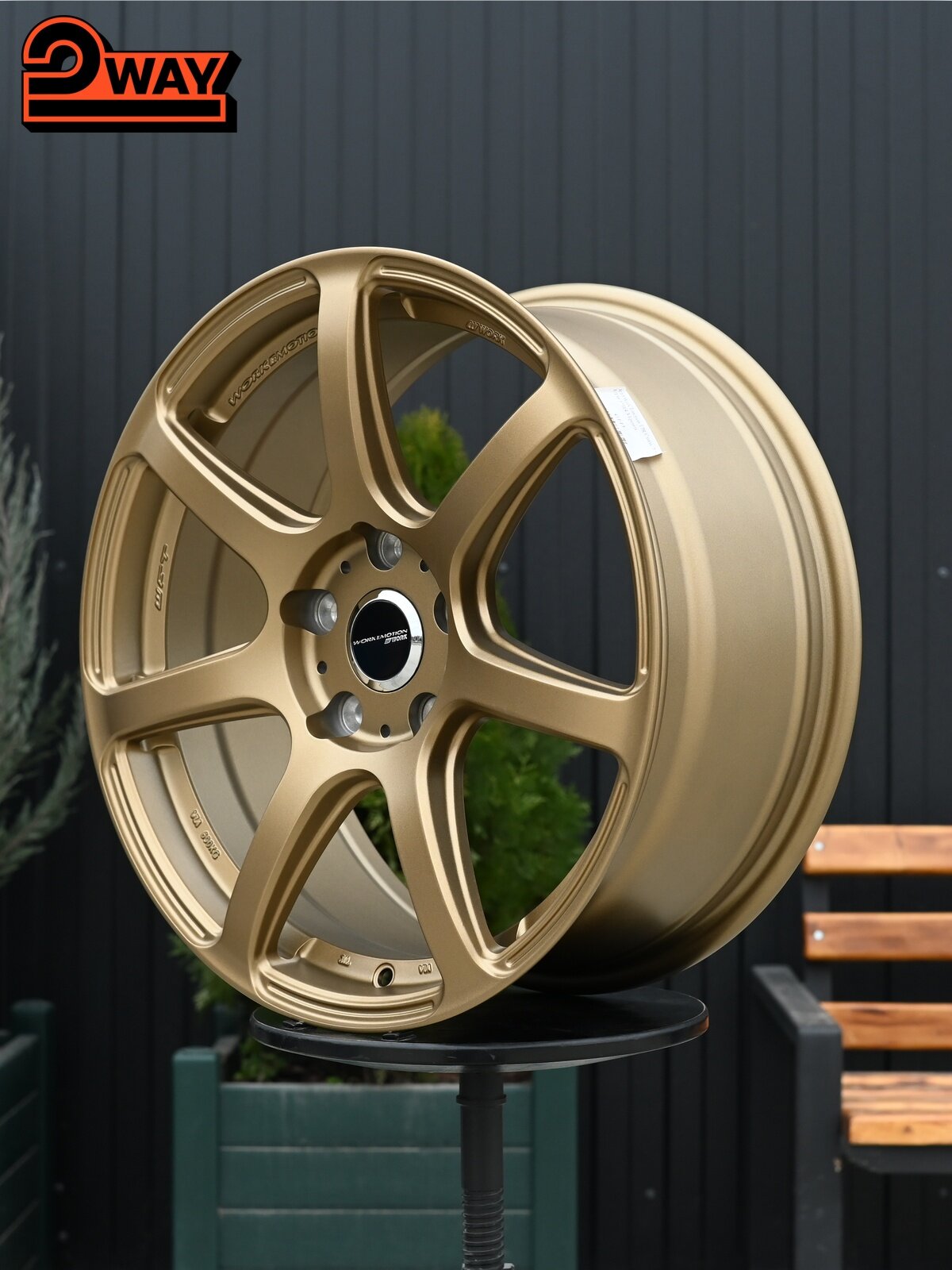 Taigiro Топ дизайн Колесный диск Литой R17 Диск Work Emotion T7R Стиль 7.5J ET38 5*114.3 Бронза