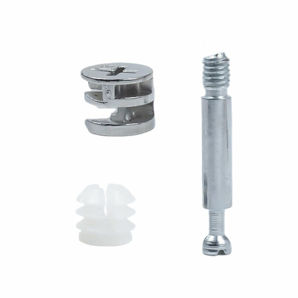 20 шт, мебельный соединитель с эксцентриковой колесной гайкой "три в одном"-40 железно-пластиковых расширителей