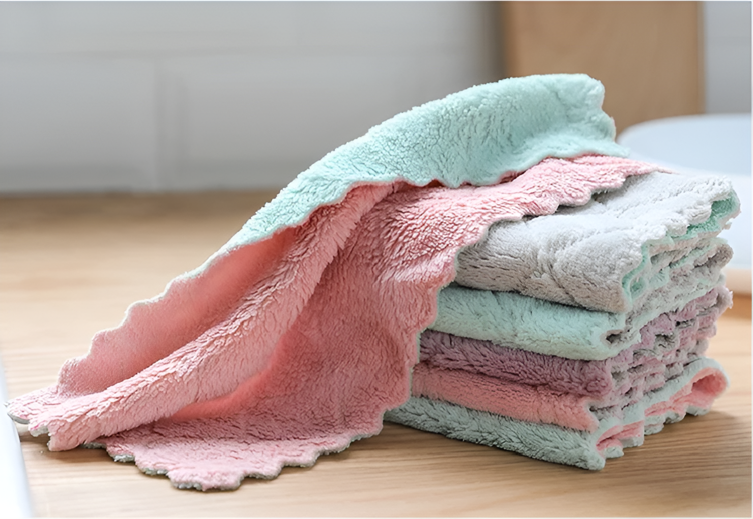 Тряпка для уборки универсальная 10 штук, тряпка из микрофибры