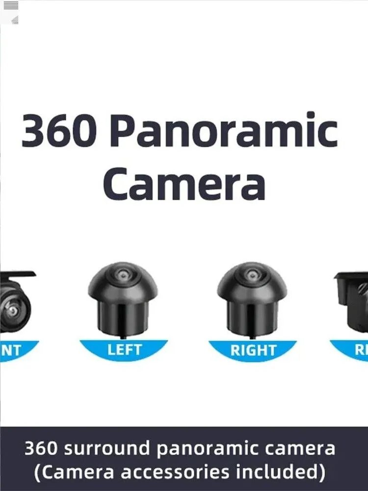 3D car 360° camera Парктроник датчики: 4 шт. Универсальные парковочные системы — фото 1