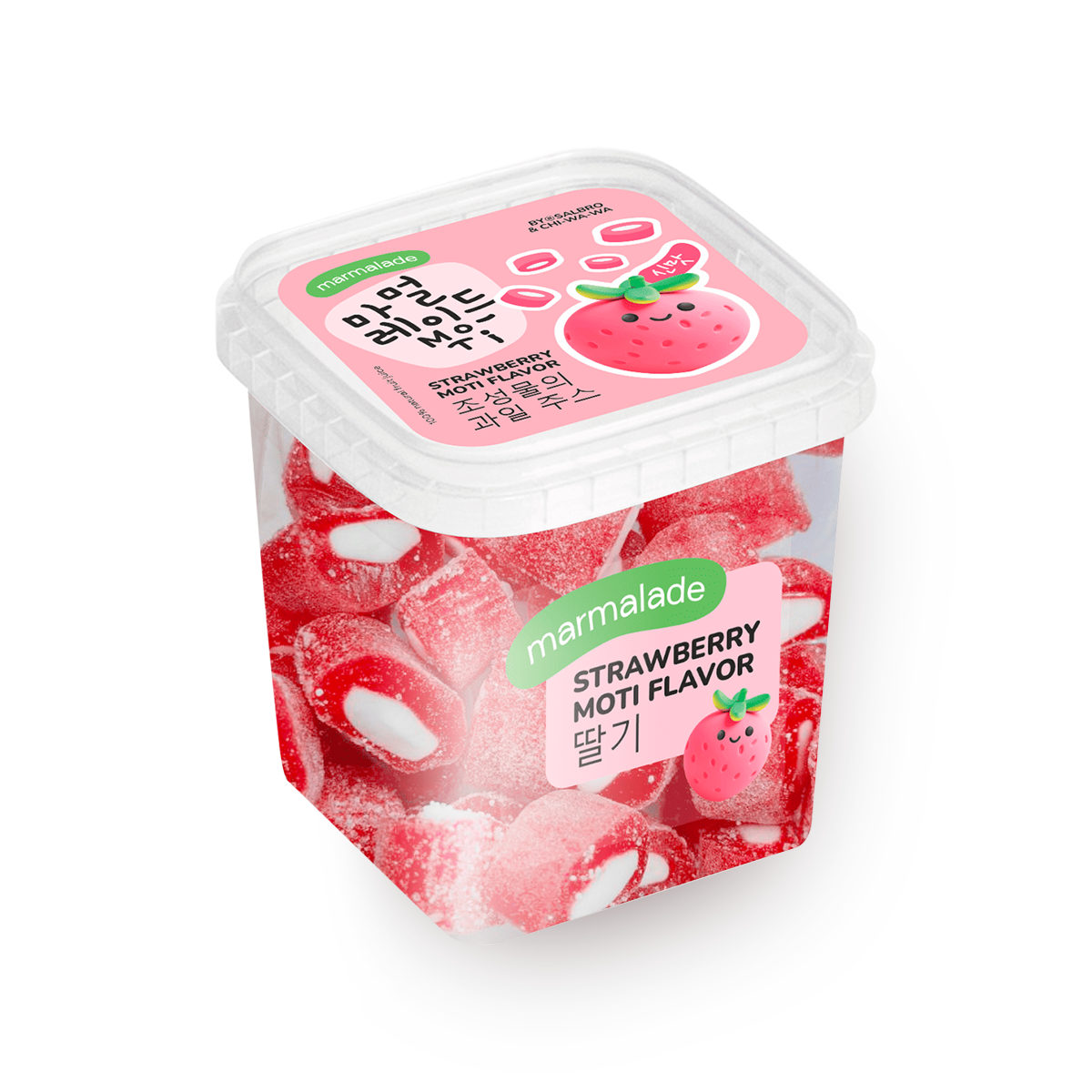 Мармелад Chi-wa-wa кислый со вкусом и ароматом клубники карандаши