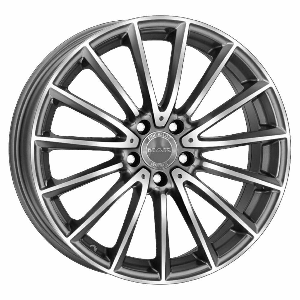 Колесный диск Mak Komet 7.5x17 5x112 ET48 D66.6 Gun Metal Mirror Face