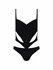 Купальник DSQUARED2 Cut-out-design swimsuit, размер 40, черный