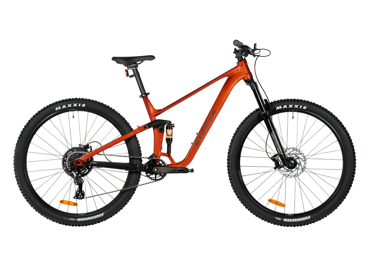 Велосипед двухподвес Stinger Torsion STD 29 (2026), размер XL, цвет Оранжевый