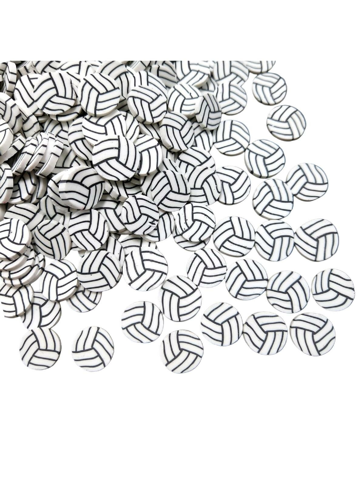 50/100 г декоративных шариков для волейбола из полимерной глины для различных поделок