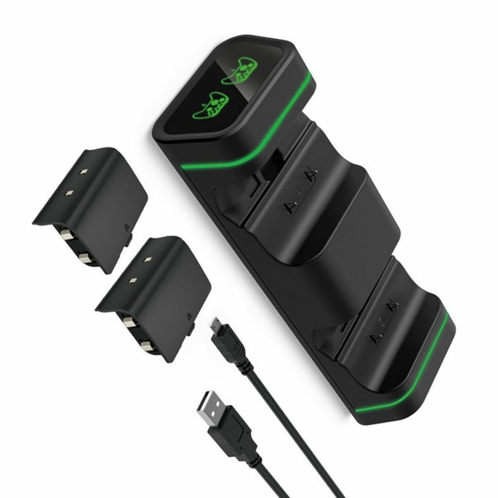 Станция док -станции с двойным контроллером для x1/x1s/x1x со светодиодными индикаторами