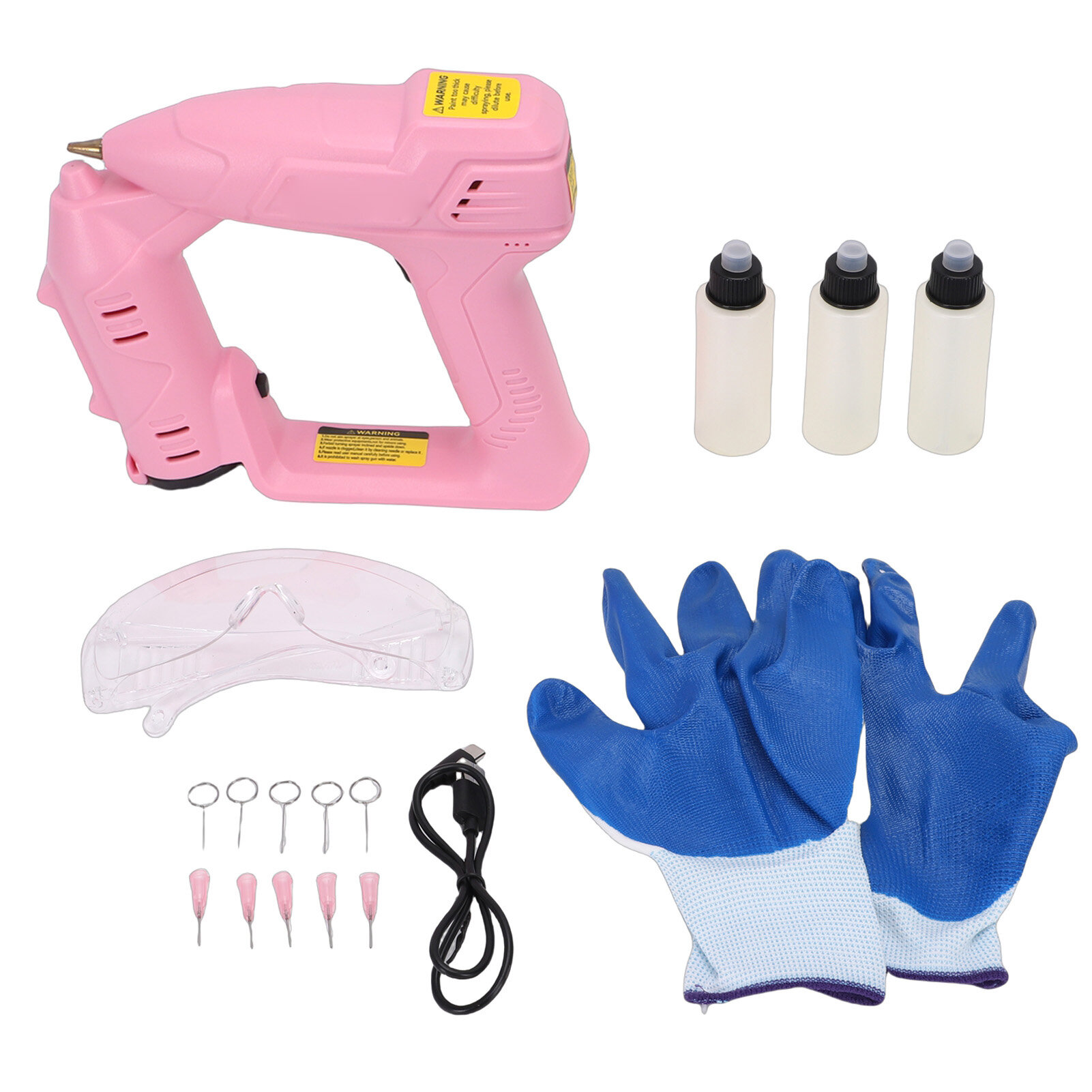 Электрический Распылитель Краски с 3 Передачами Регулируемый Ручной Беспроводной Пистолет-Распылитель для Ремонта Автомобильных Шкафов Ремесла