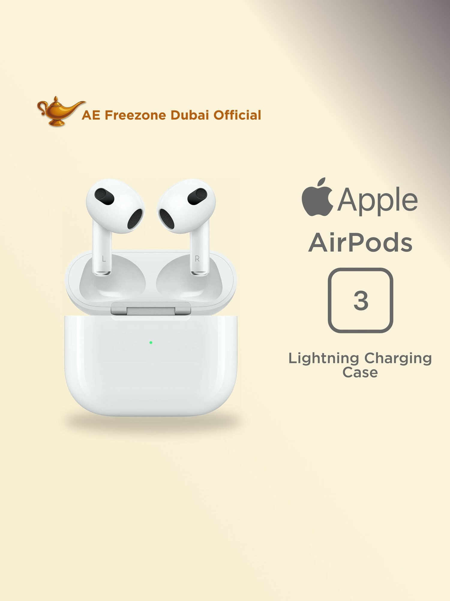 Беспроводные наушники Apple AirPods 3 Lightning Charging Case