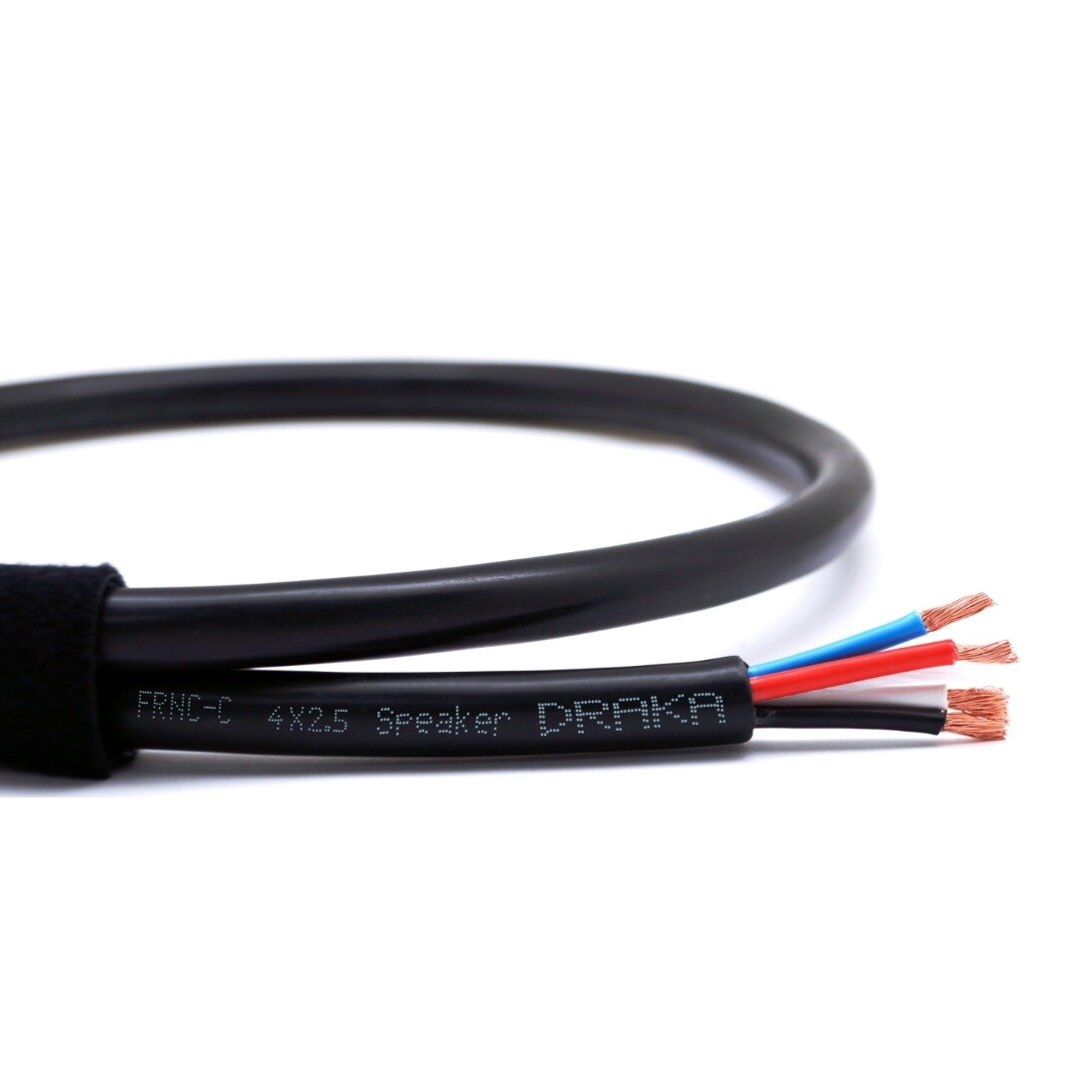 Кабель акустический с катушки Bi-Wire Draka DR speaker 4x2,5 FRNC-C, 1 м