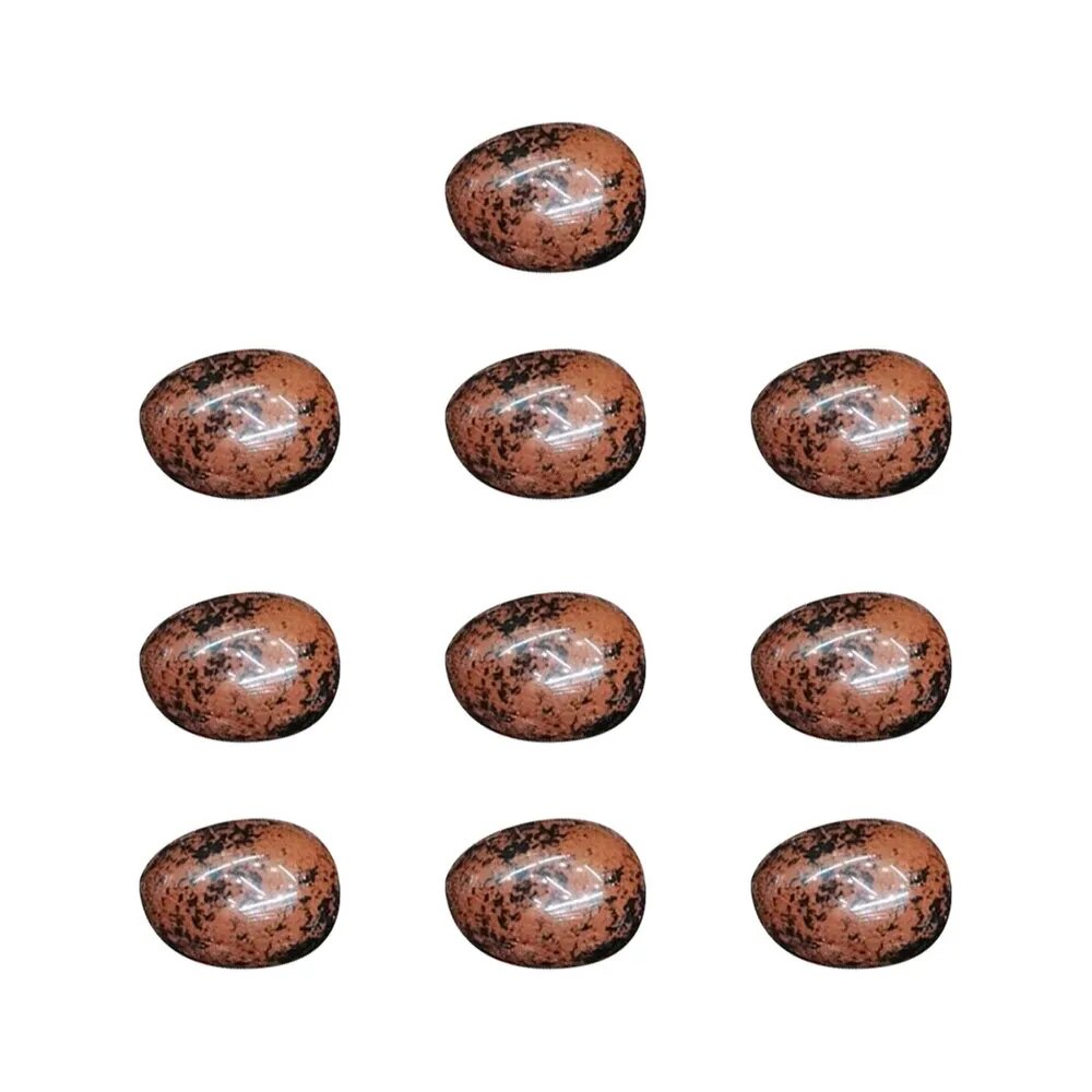 20мм Хрустальные Мини-Яйца, Агатовые Птичьи Яйца, Пасхальные Украшения 10ШТ