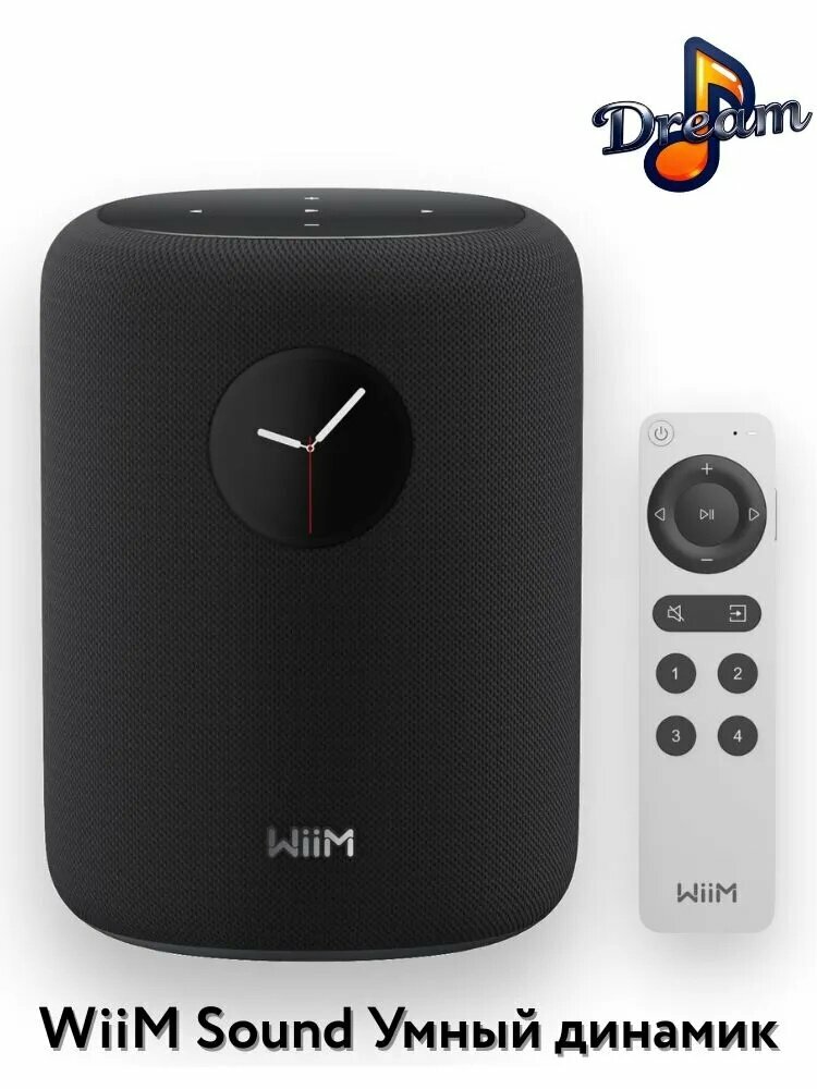 WiiM Sound Умная акустическая система, высокое разрешение 24 бит/192 кГц, Wi-Fi 6E/Bluetooth 5.3, пиковая мощность 100 Вт
