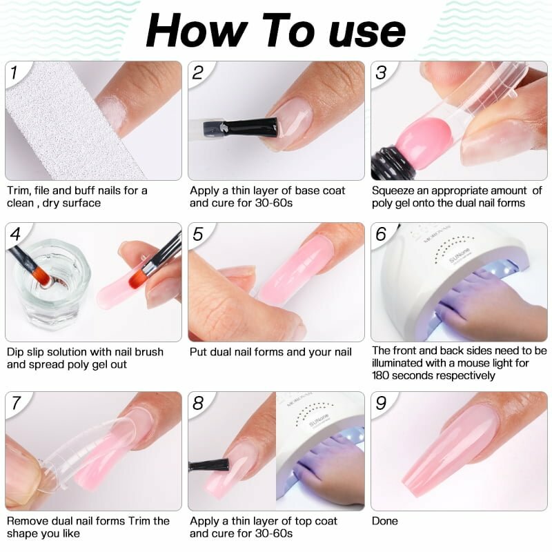 Полигель для наращивания укрепления и ремонта ногтей 15 г