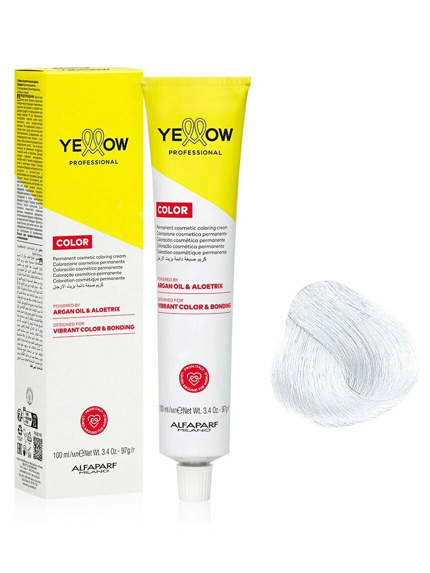 Краска для волос перманентная профессиональная YE COLOR 0SS (супер усилитель осветления), 100 мл 29325