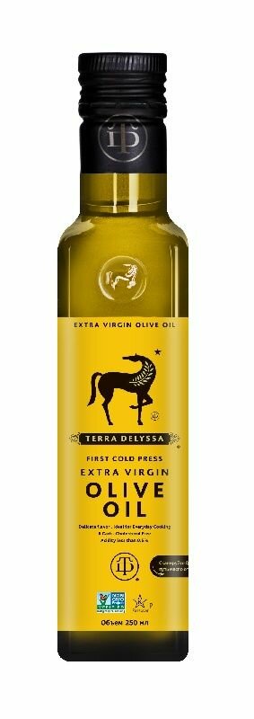 Масло TERRA DELYSSA оливковое Extra Virgin первого холодного отжима /стекло/ 250мл