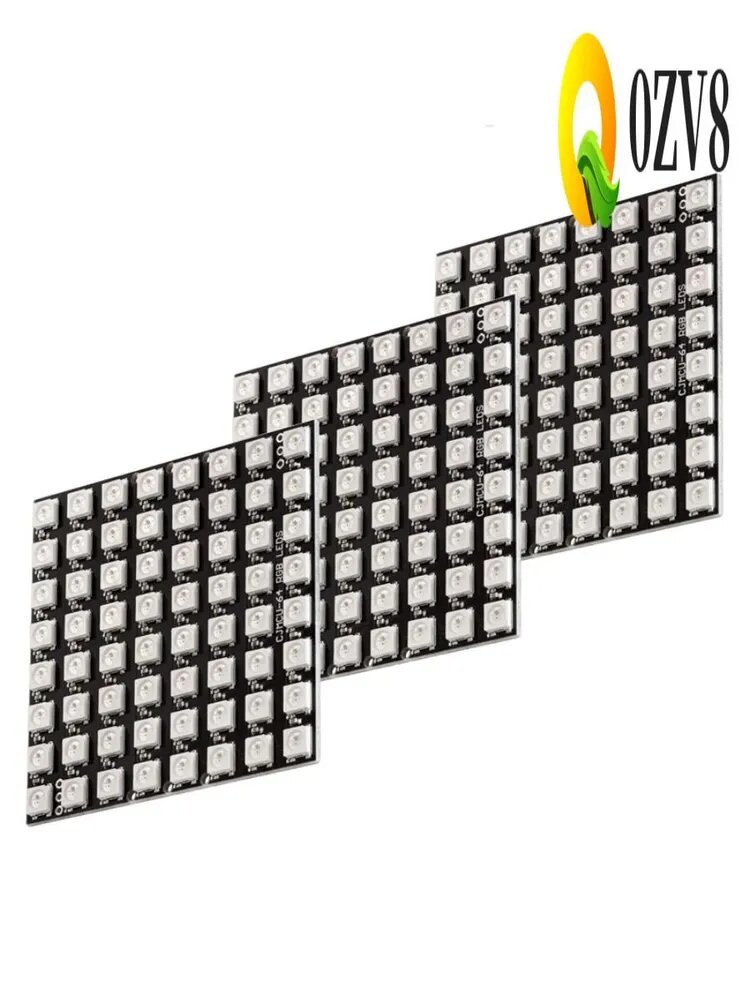 3 светодиодных матричных панели U 64 Модуль CJMCU-8X8, совместимый с и