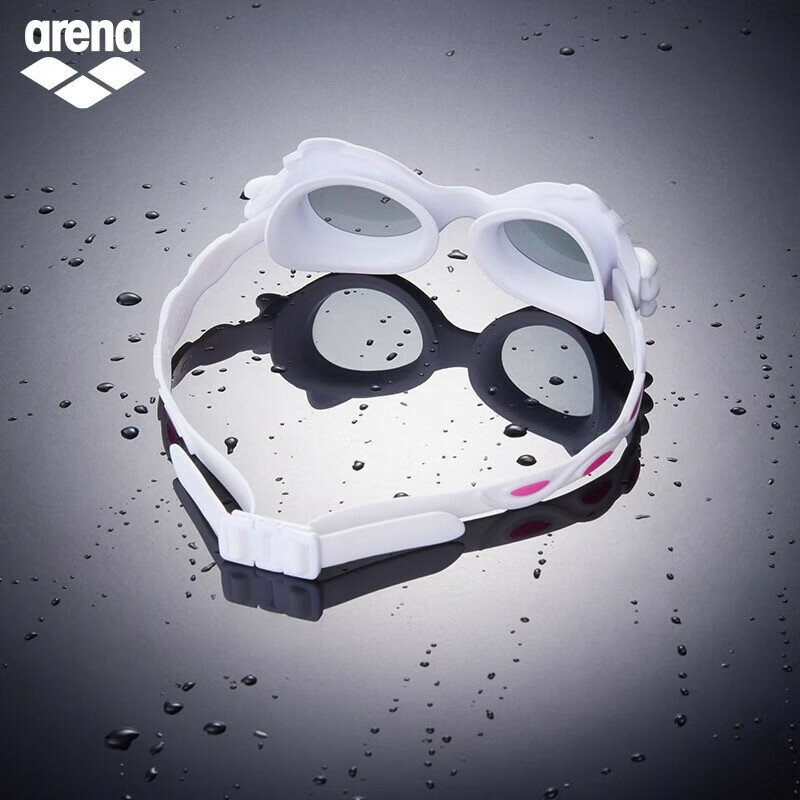 Купальные очки Arena для детей с котиком-картинкой, антизапотевшие, без покрытия, для индивидуального плавания