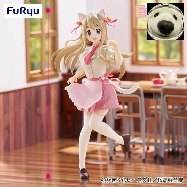 Эксклюзивная фигурка Kotobuki Tsumugi 220 мм из K On от FuRyu в серии Trio Try iT