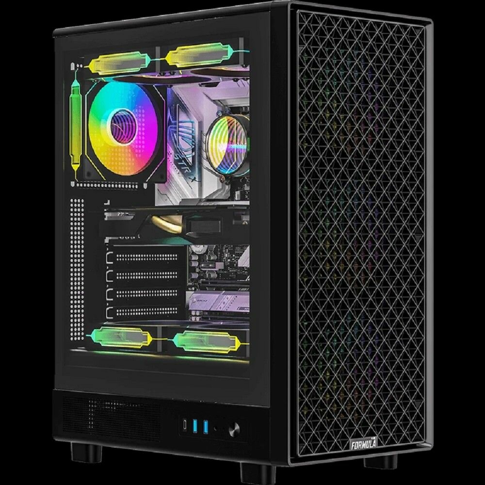 Корпус для компьютера Formula сталь 0.5 мм ATX